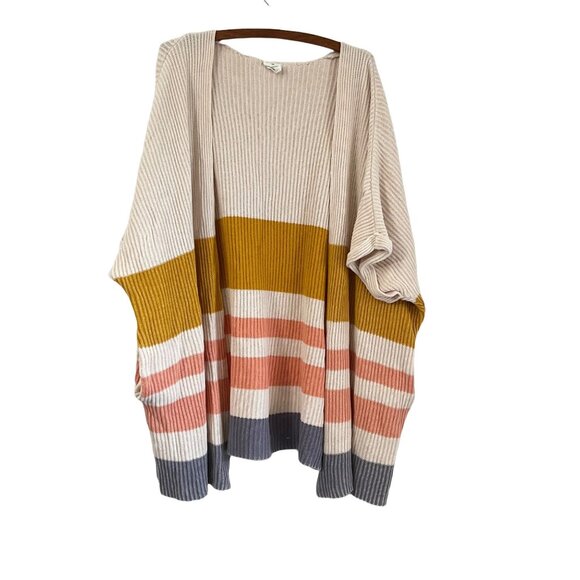 By Together | Sweaters | By Together Womens Striped Boho Cotton ...